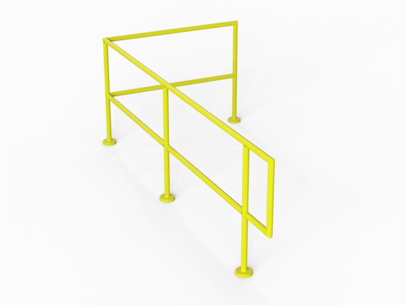 Metal ADA Handrail For Railing & Stairway Style 2 - ADA Handrail