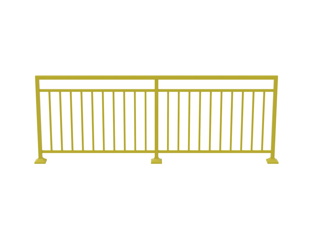 Wrought Iron Guardrail Basic Style - Wrought Iron Guardrail